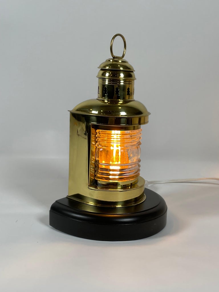 Brass Boat Lantern by Perko For Sale at 1stDibs