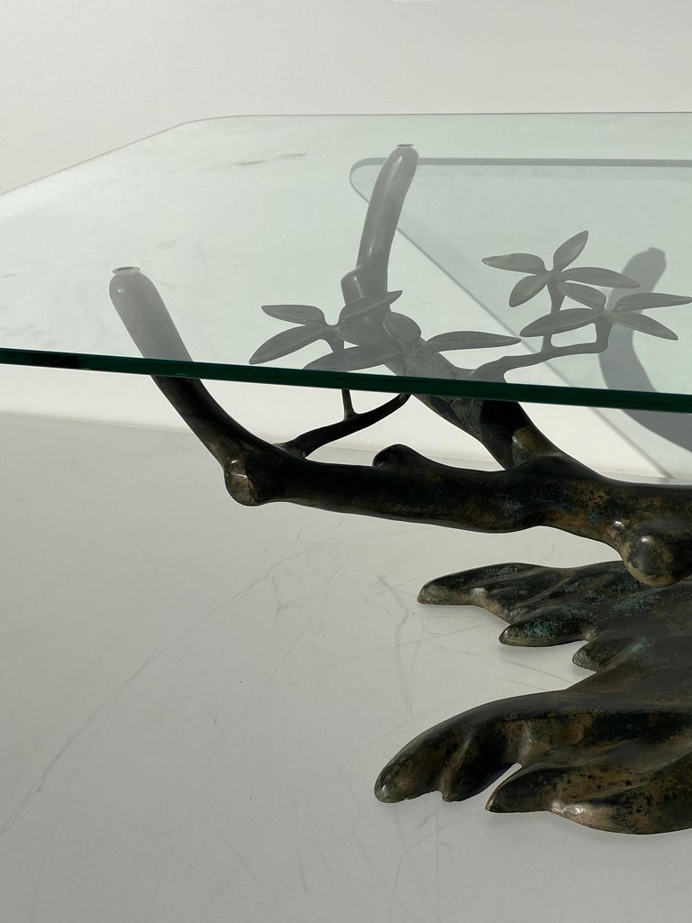 Brass Bonsai Tree Coffee Table For Sale at 1stDibs