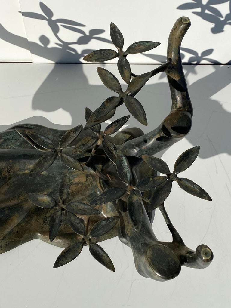 Brass Bonsai Tree Coffee Table For Sale at 1stDibs