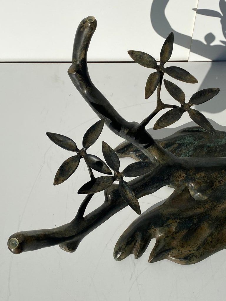 Brass Bonsai Tree Coffee Table For Sale at 1stDibs