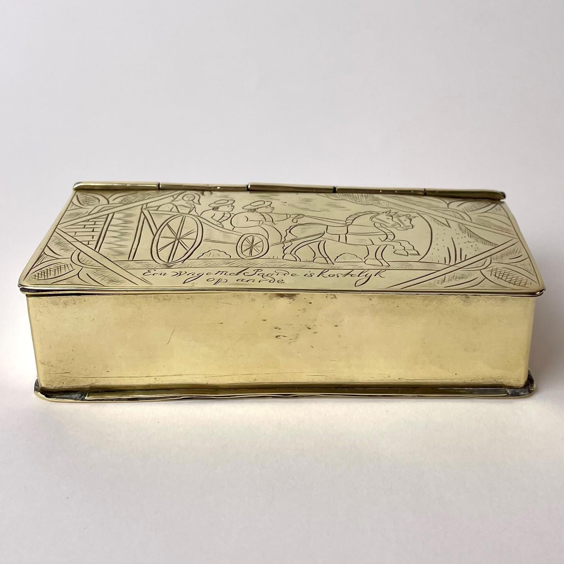 Brass Box in the Shape of a Book, Netherlands, Early 18th Century For ...