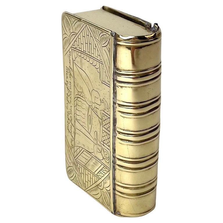 Brass Box in the Shape of a Book, Netherlands, Early 18th Century For ...