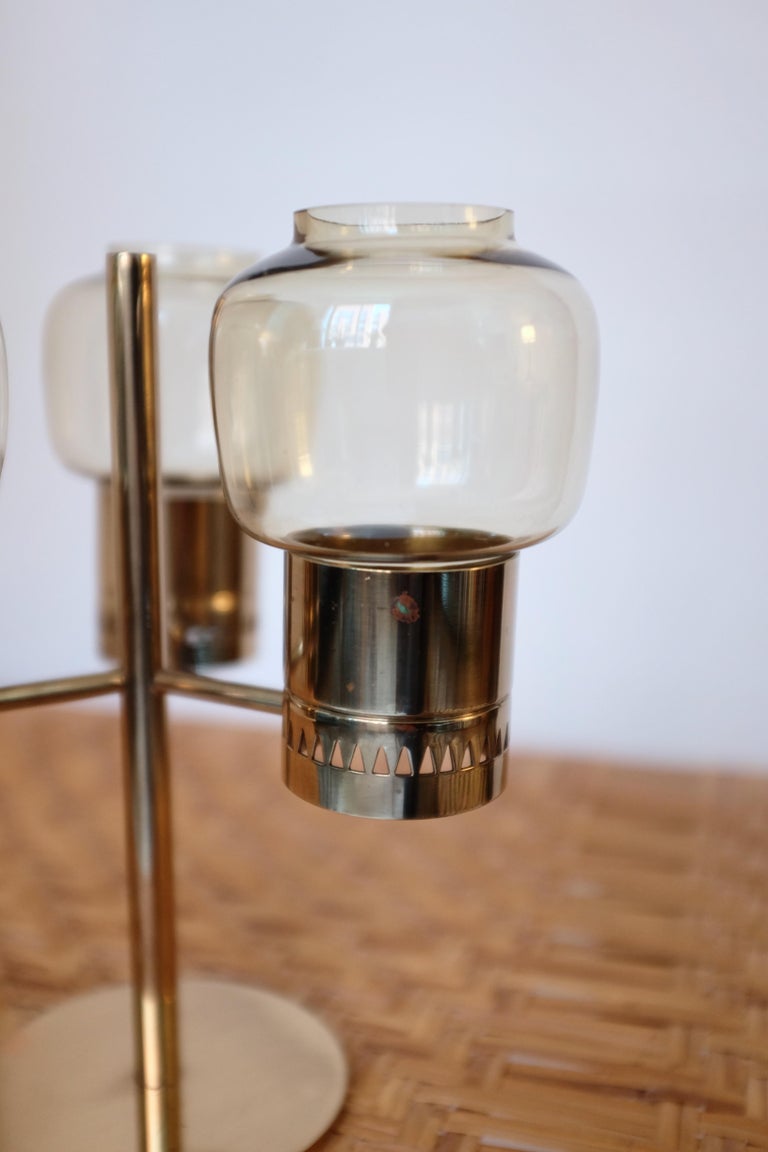 Brass Candleholder Model L-67 by Hans-Agne Jakobsson For Sale at 1stDibs