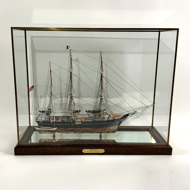 Brass Cased Ship Model of Whaleship Matilda, Sears of Dartmouth at 1stDibs
