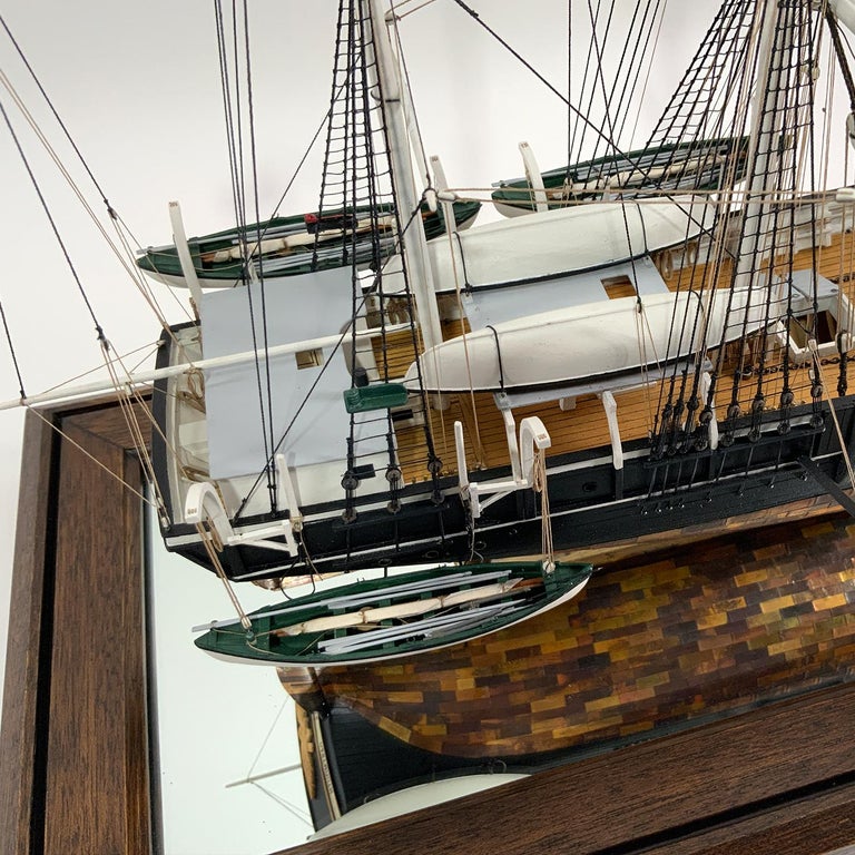 Brass Cased Ship Model of Whaleship Matilda, Sears of Dartmouth at 1stDibs