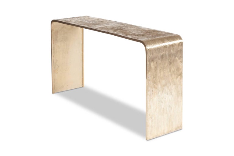 Brass Casted Console Table For Sale at 1stDibs