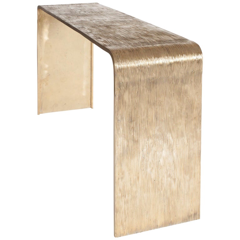 Brass Casted Console Table For Sale at 1stDibs