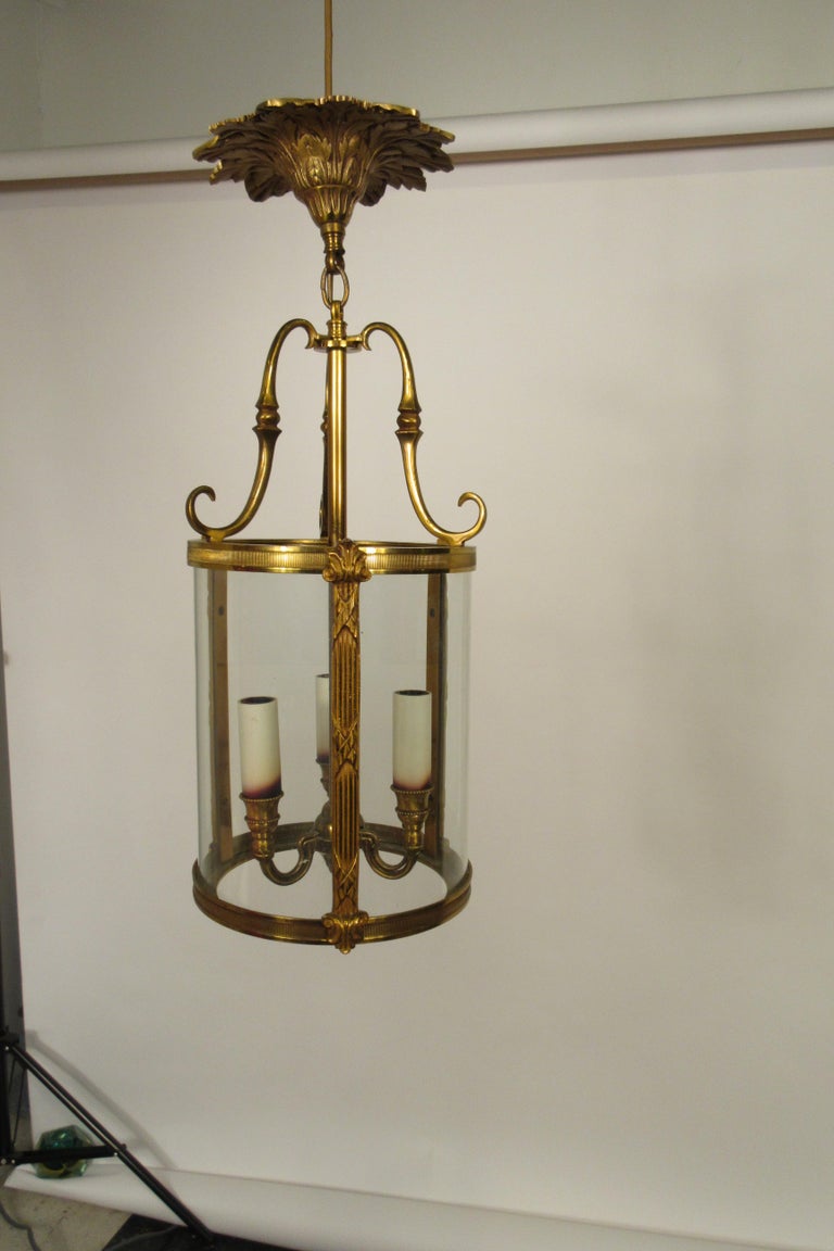 Brass Classical Small Lantern at 1stDibs