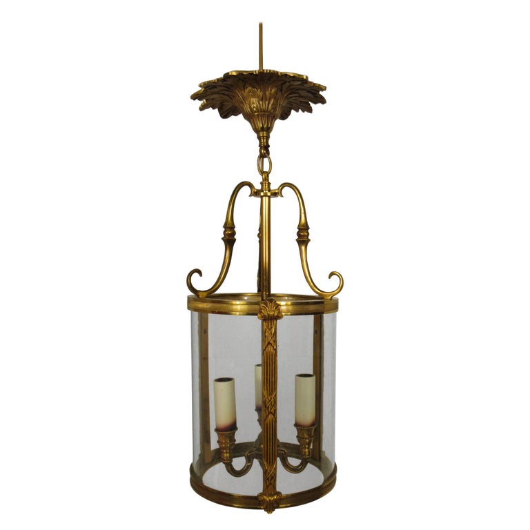 Brass Classical Small Lantern at 1stDibs