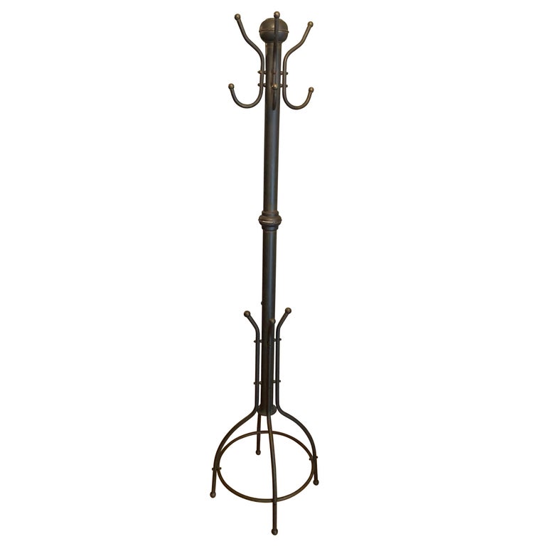 Brass Coat Rack Hall Tree at 1stDibs