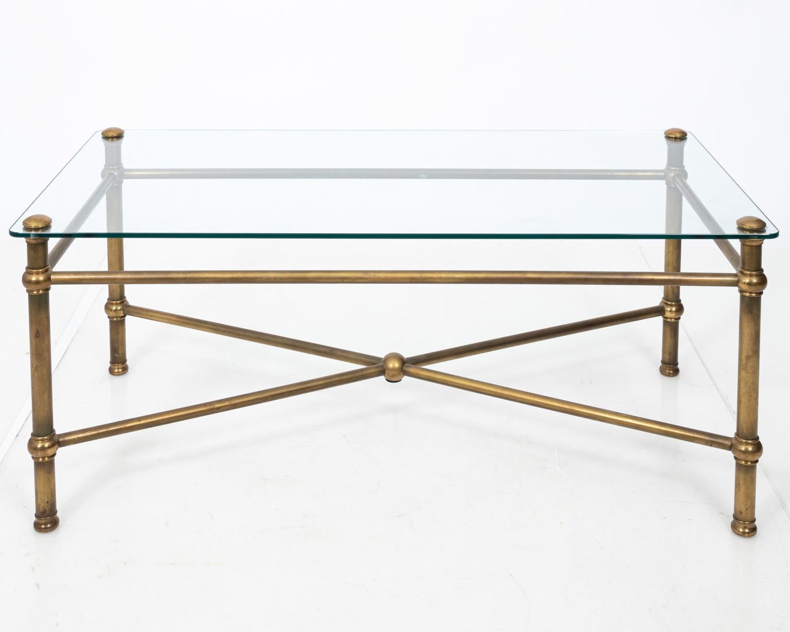 Brass Cocktail Table For Sale at 1stDibs