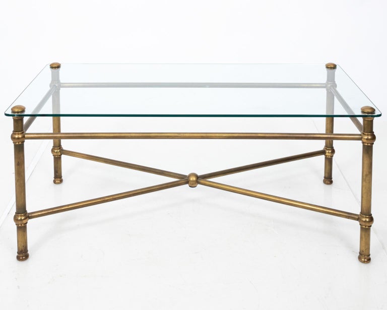 Brass Cocktail Table For Sale at 1stDibs