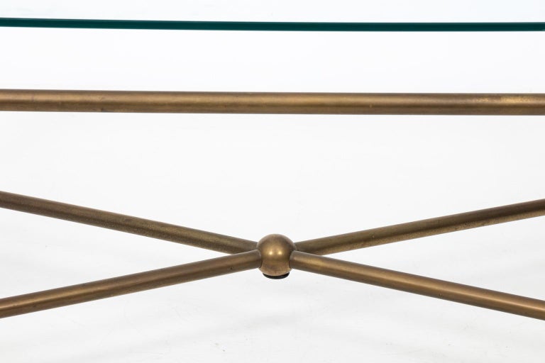 Brass Cocktail Table For Sale at 1stDibs