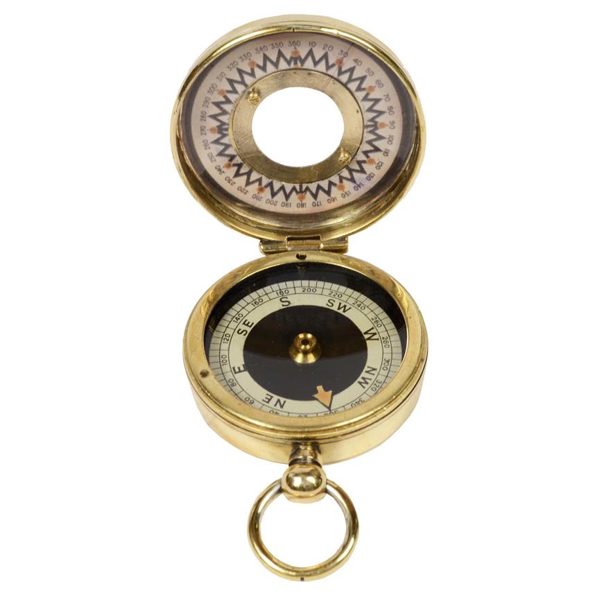 American Mahogany Wood Antique Magnetic Binnacle Nautical Compass ...