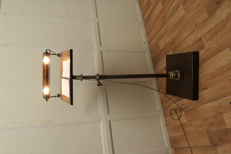 Brass Conductors Reception Podium, Reading Lamp Stand For Sale at 1stDibs
