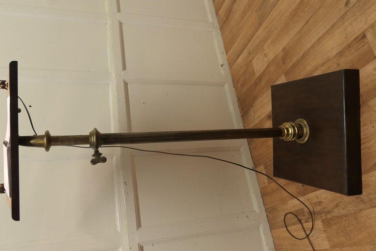 Brass Conductors Reception Podium, Reading Lamp Stand For Sale at 1stDibs