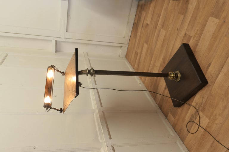 Brass Conductors Reception Podium, Reading Lamp Stand For Sale at 1stDibs
