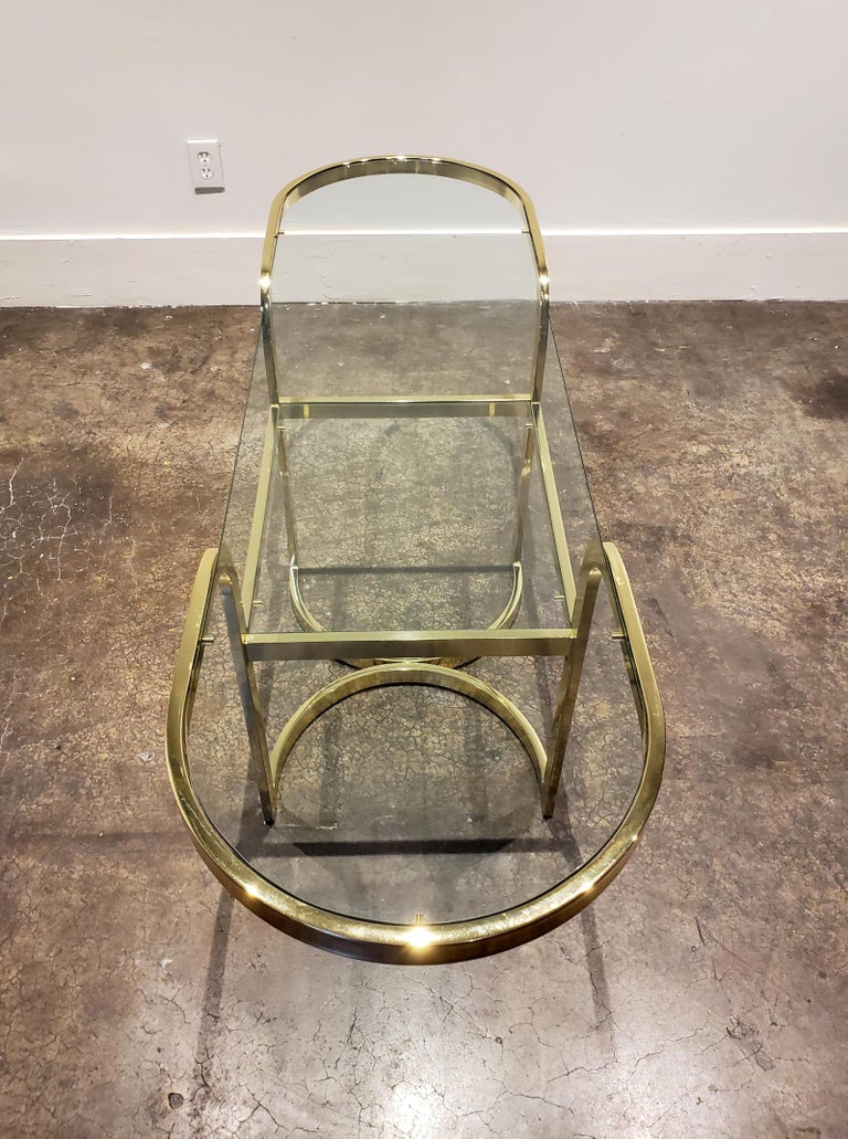 Brass Console Cafe Table with Pink Chairs by DIA Design Institute of ...
