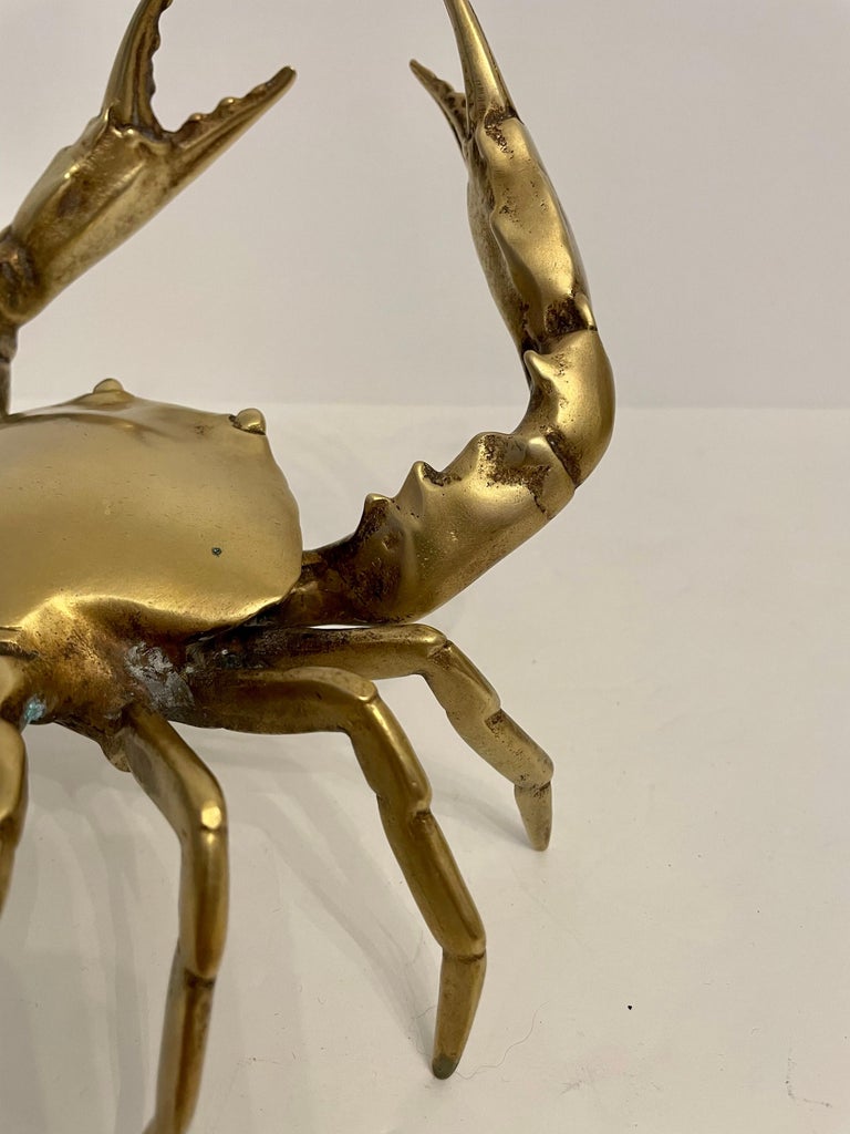 Brass Crab Paperweight at 1stDibs