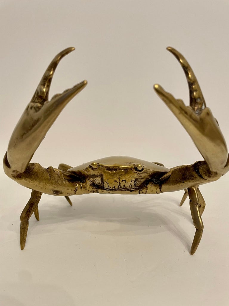Brass Crab Paperweight at 1stDibs
