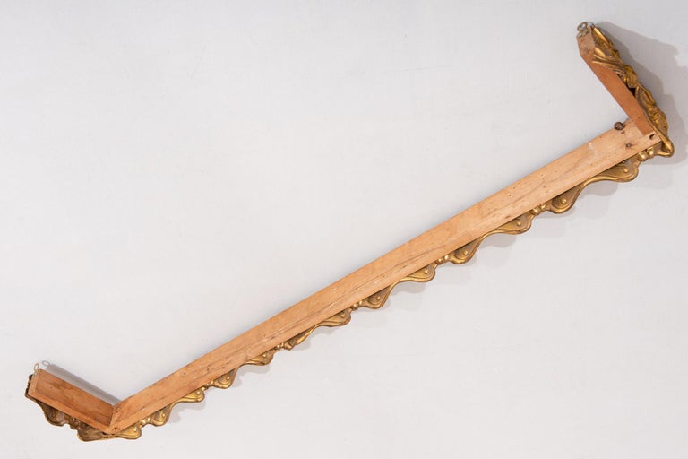Brass Curtain Rod Antique Long Fine For Sale at 1stDibs