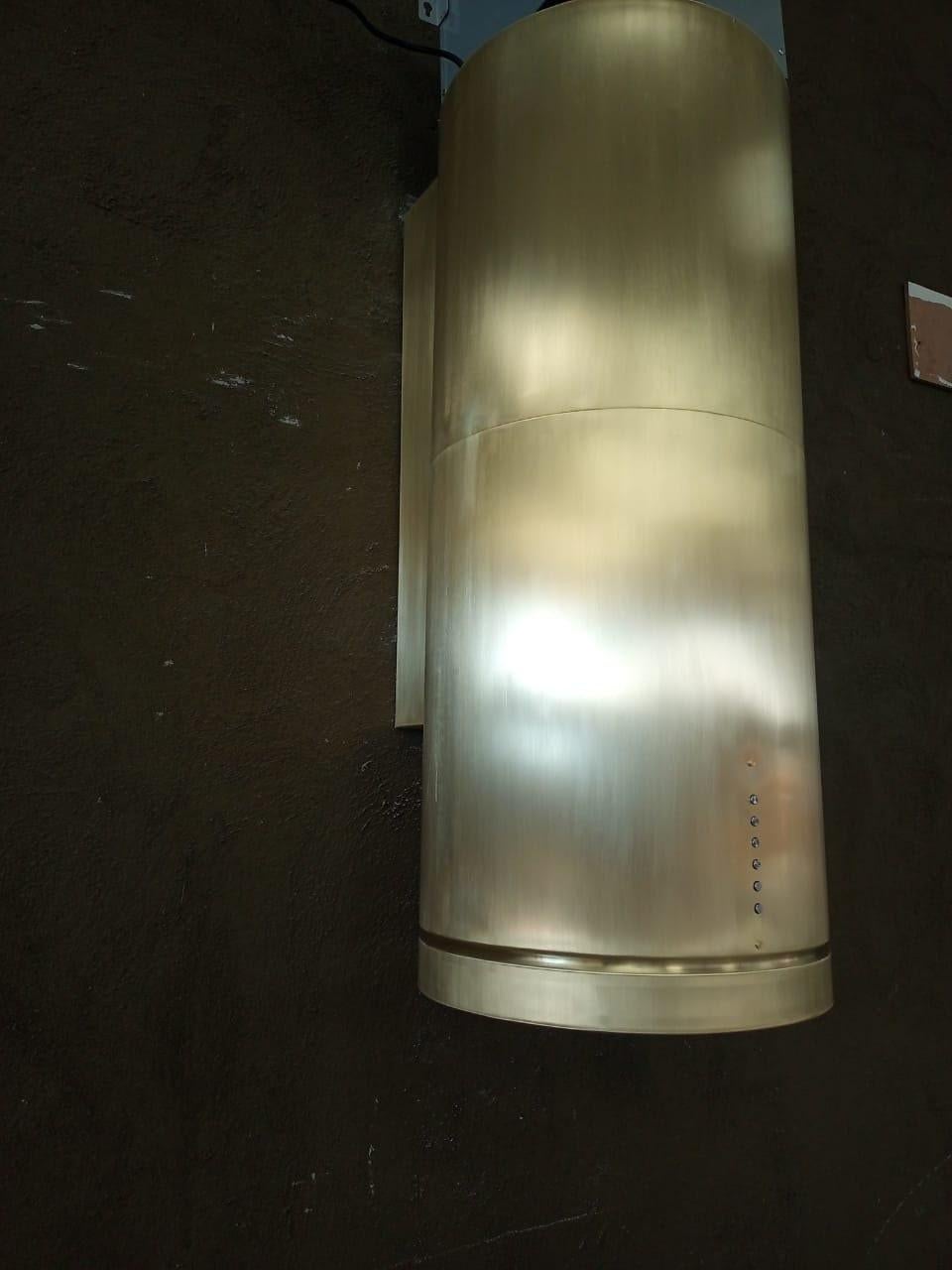 Brass Cylinder Range Hood - OLIVIA 2.0 - Custom For Sale at 1stDibs