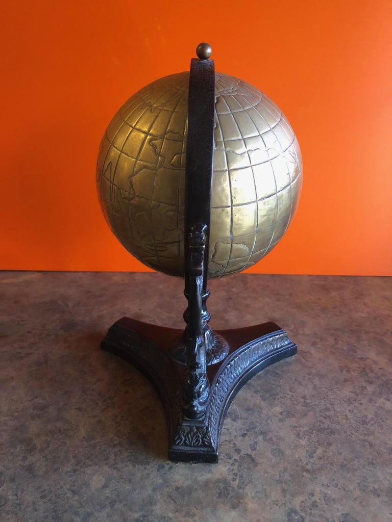 Brass Desk Globe at 1stDibs