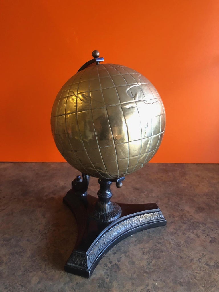 Brass Desk Globe at 1stDibs