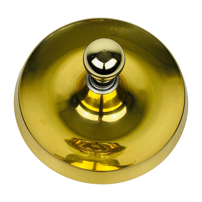Brass Disc Shape Wall Lamp or Flushmount by Cosack, 1960s For Sale at ...