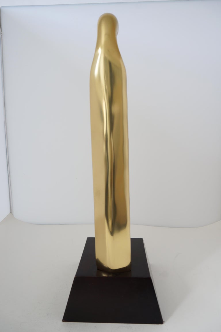 Brass Figural Sculpture of Two Figures at 1stDibs
