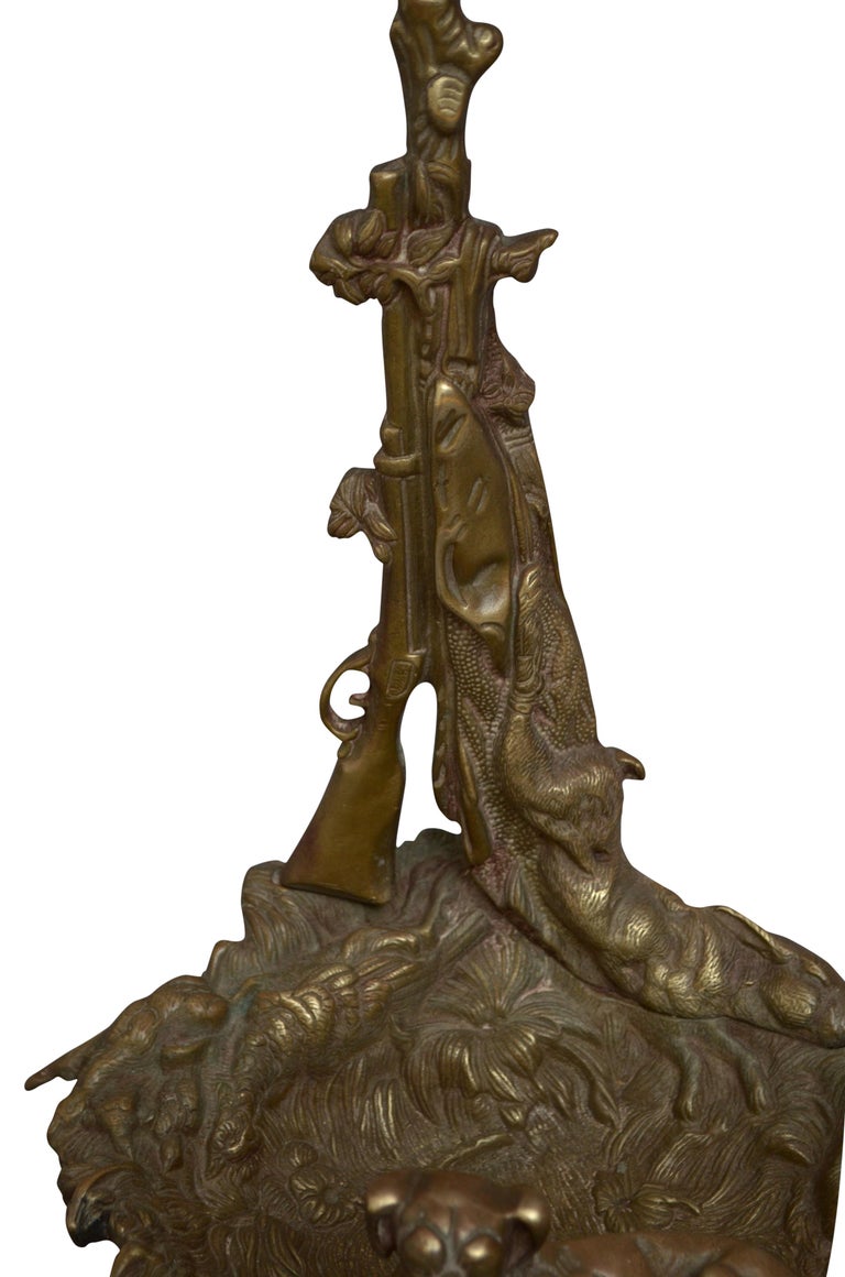 Brass Fire Companion Stand With Fire Irons For Sale at 1stDibs