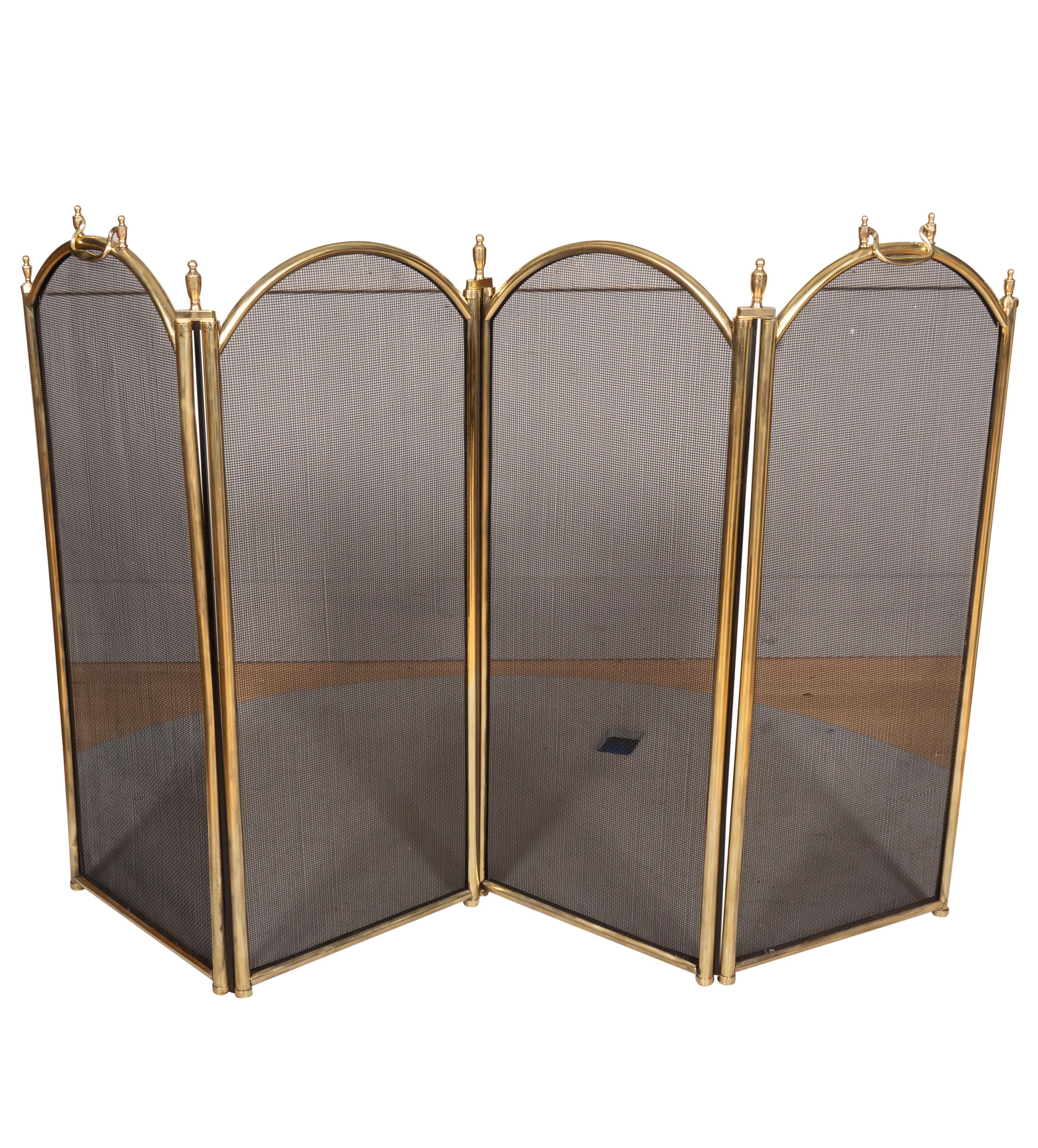 Brass Firescreen at 1stDibs