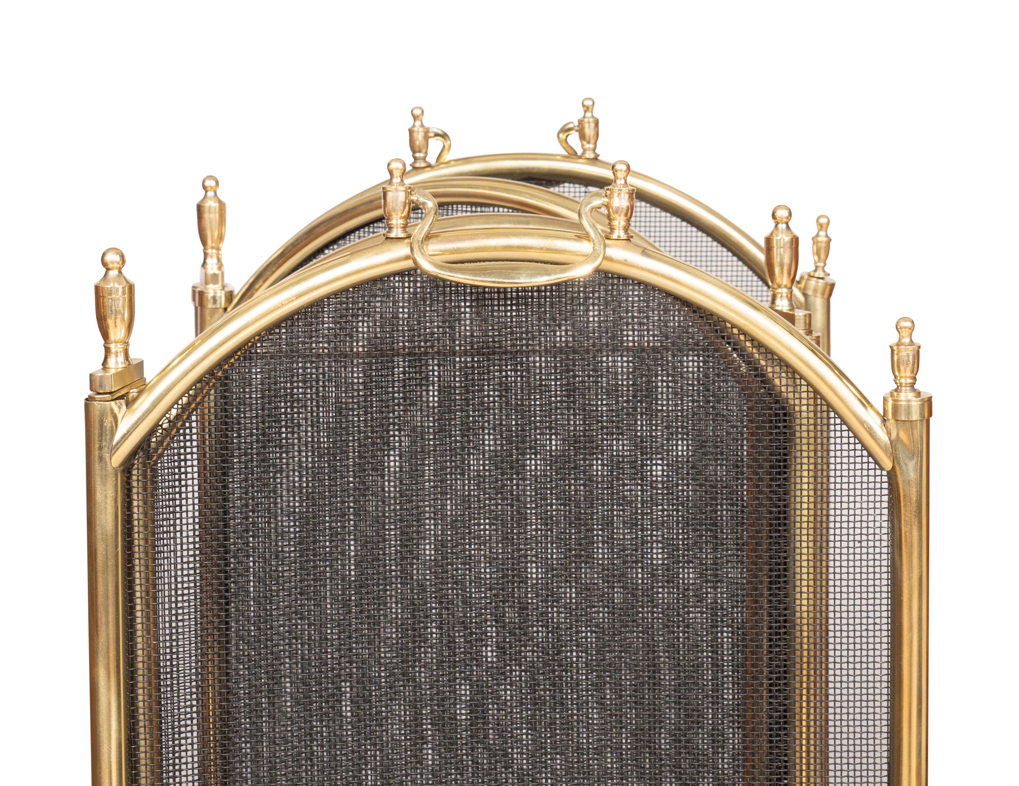 Brass Firescreen at 1stDibs