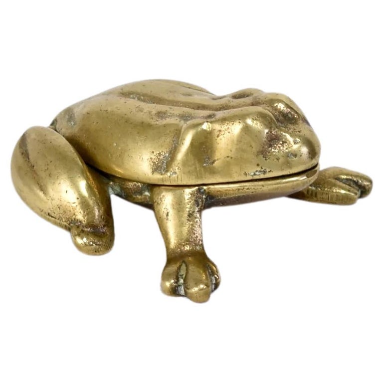 Brass Frog Box at 1stDibs