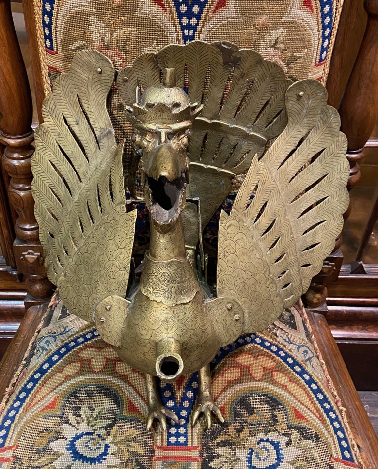 Brass Garuda 'Giant Bird' Wayang Kulit Late 19th Century Oil Lamp For ...