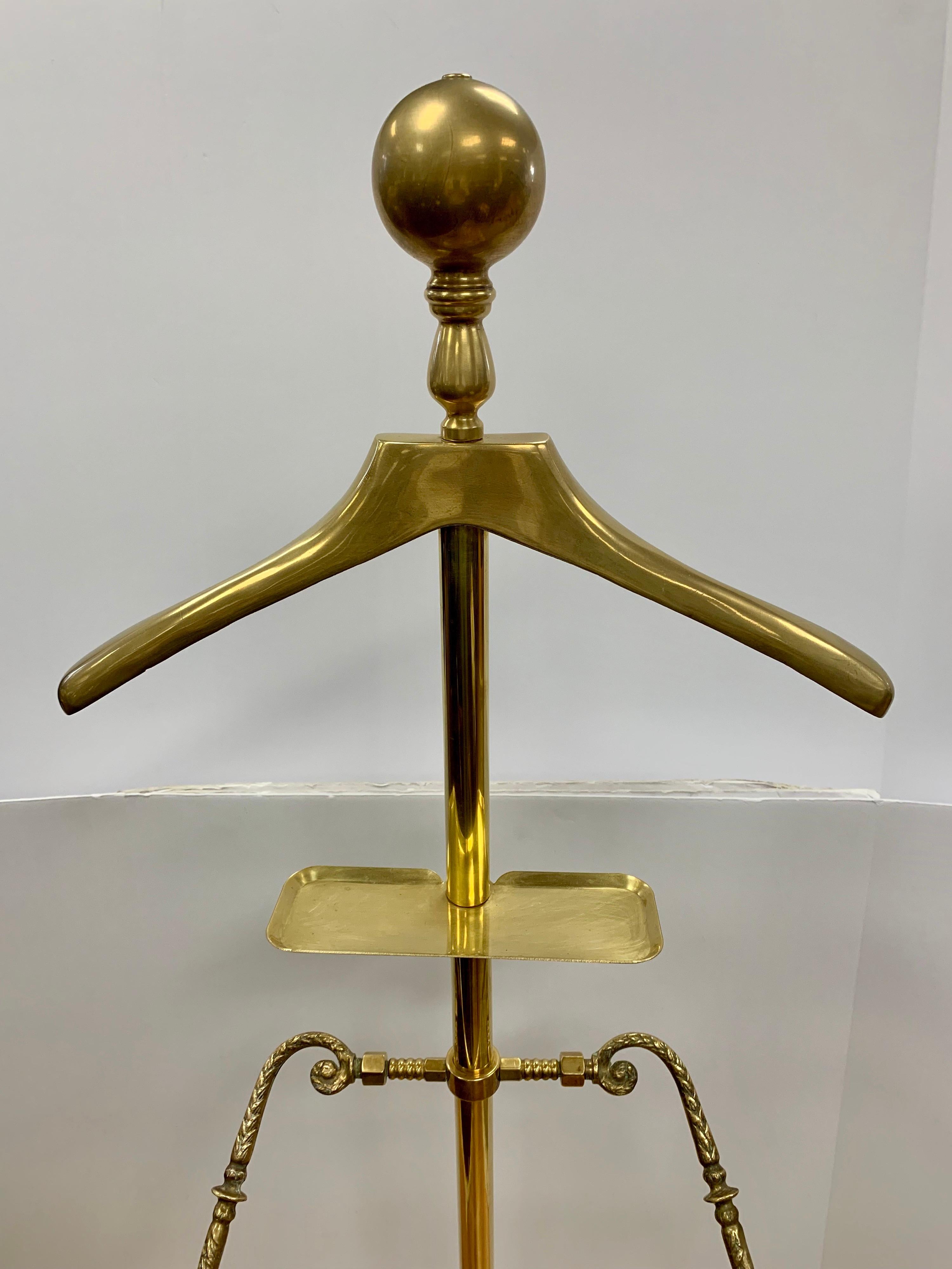 Brass Gentlemen’s Valet Caddy Coat Rack at 1stDibs | gentleman's caddy