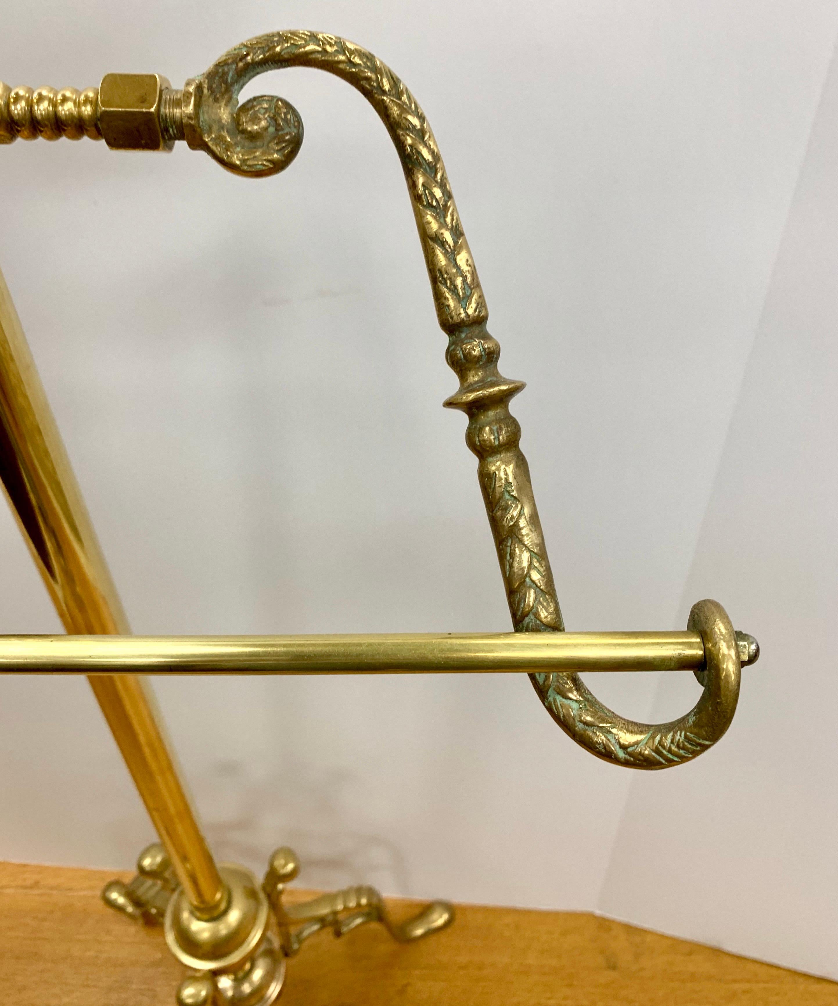 Brass Gentlemen’s Valet Caddy Coat Rack at 1stDibs | gentleman's caddy