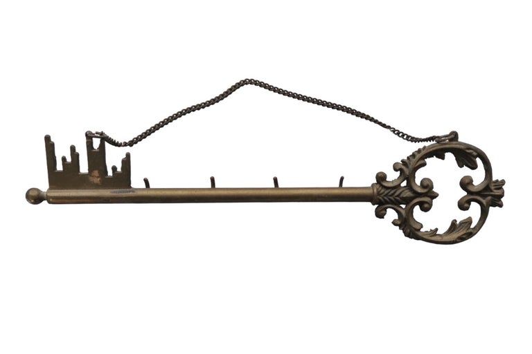 Brass Hanging Key Wall Hooks For Sale at 1stDibs
