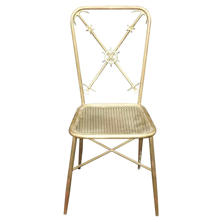 4 Italian Nautical Dining Chairs in the Manner of Gio Ponti For Sale at ...