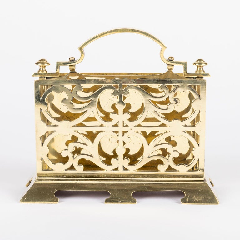 Brass letter rack by William Tonks and Sons of Birmingham For Sale at ...