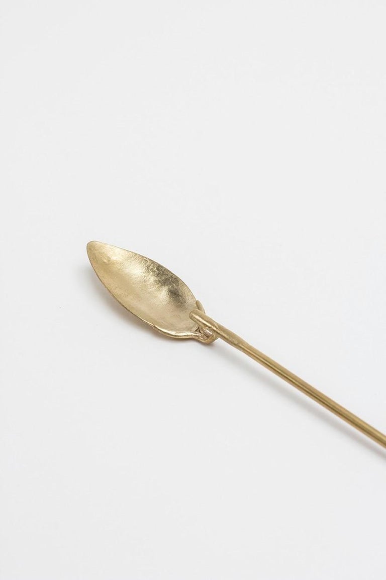 Brass "Ligula" Spoon, Raquel Vidal and Pedro Paz For Sale at 1stDibs