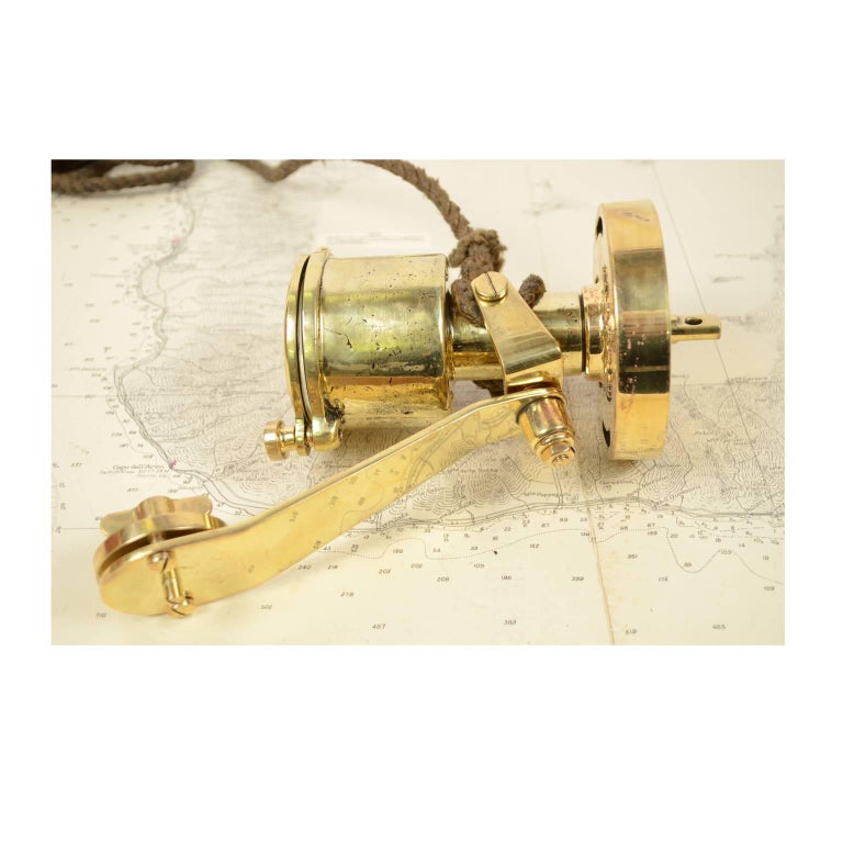 Brass Log Signed Walker’s Excelsior IV Patent Log, 1920 circa at ...