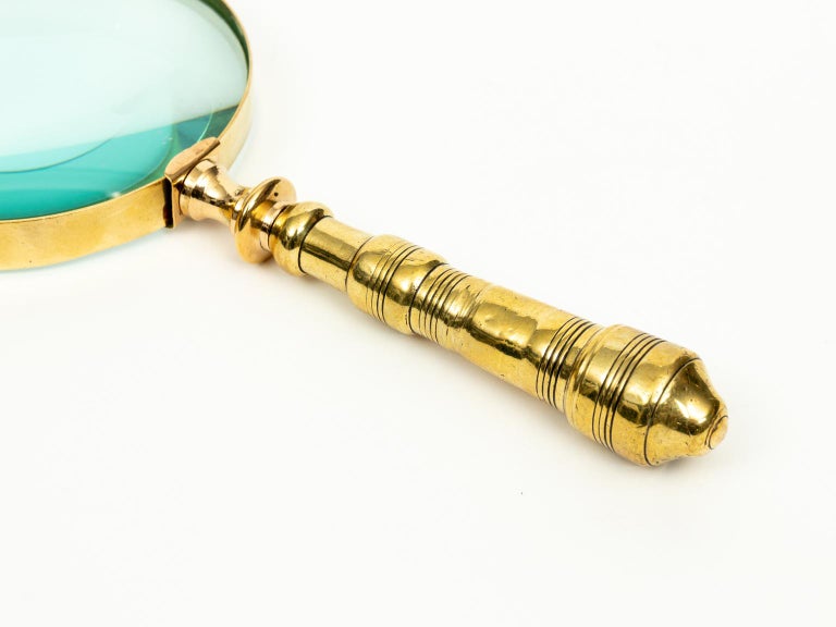 Brass Magnifying Glass at 1stDibs