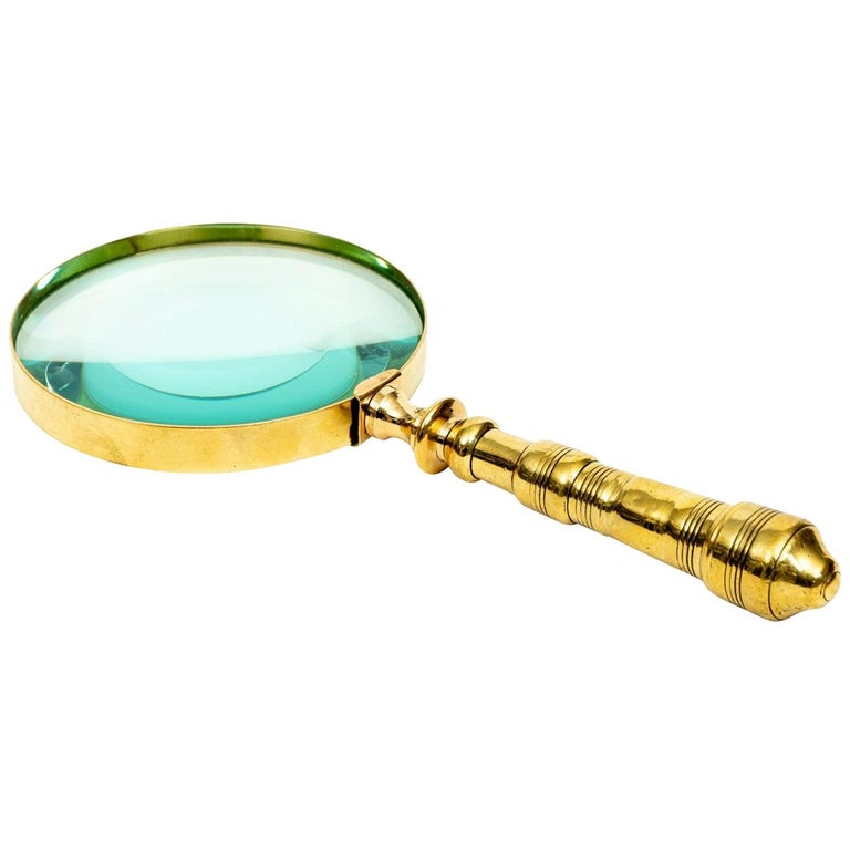 Brass Magnifying Glass at 1stDibs