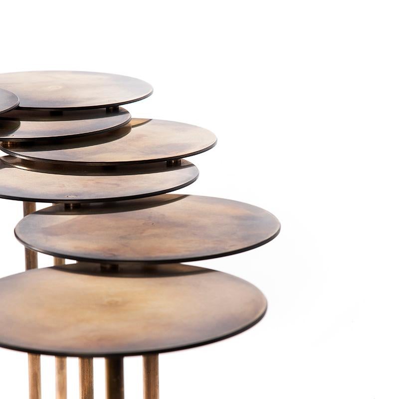 Brass Nenuphar Coffee Table by Atelier Thomas Formont For Sale at 1stDibs