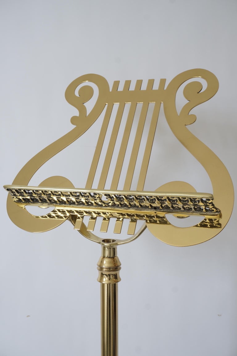 Brass Neoclassical Style Adjustable Music Stand at 1stDibs
