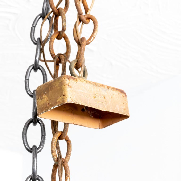 Brass Pagoda Ceiling Light Fixture at 1stDibs