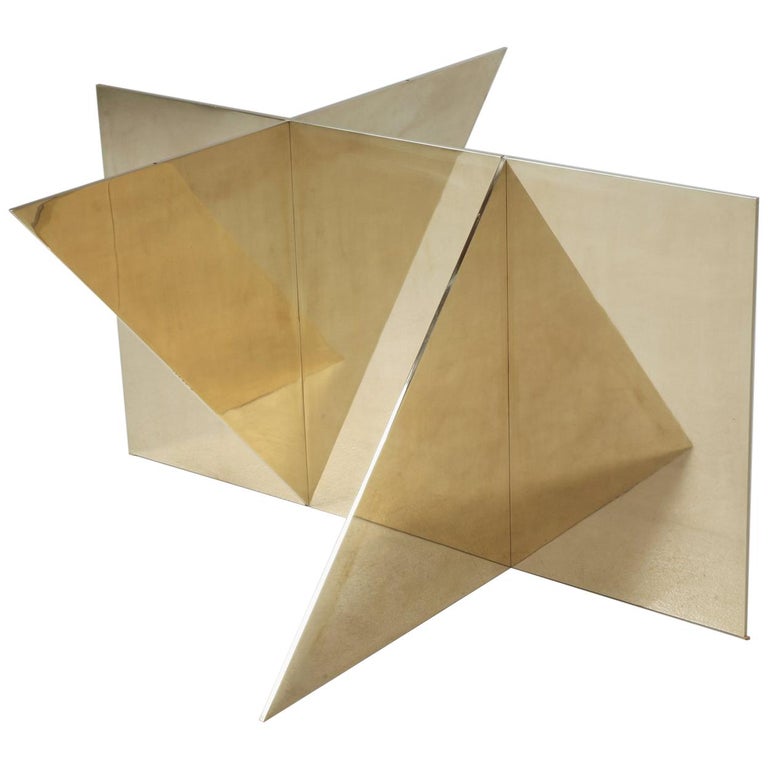 Solid Polished Brass Center Hall Table Base For Sale at 1stDibs | brass ...