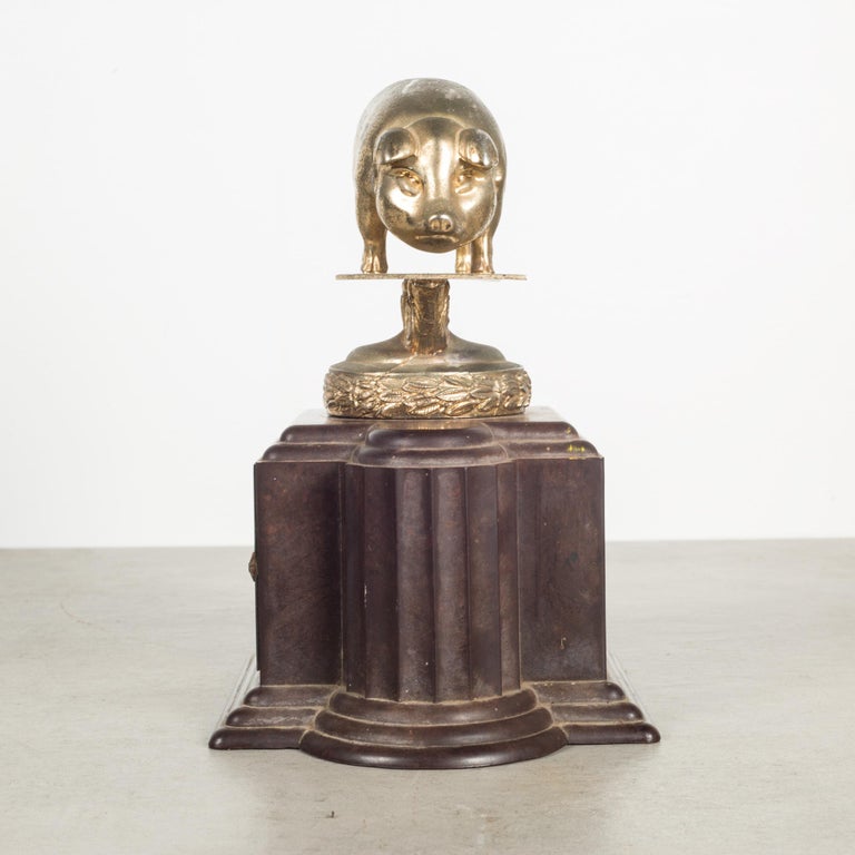 Brass Plated "Swine Showmanship" Trophy with Bakelite Base, c.1951 at ...