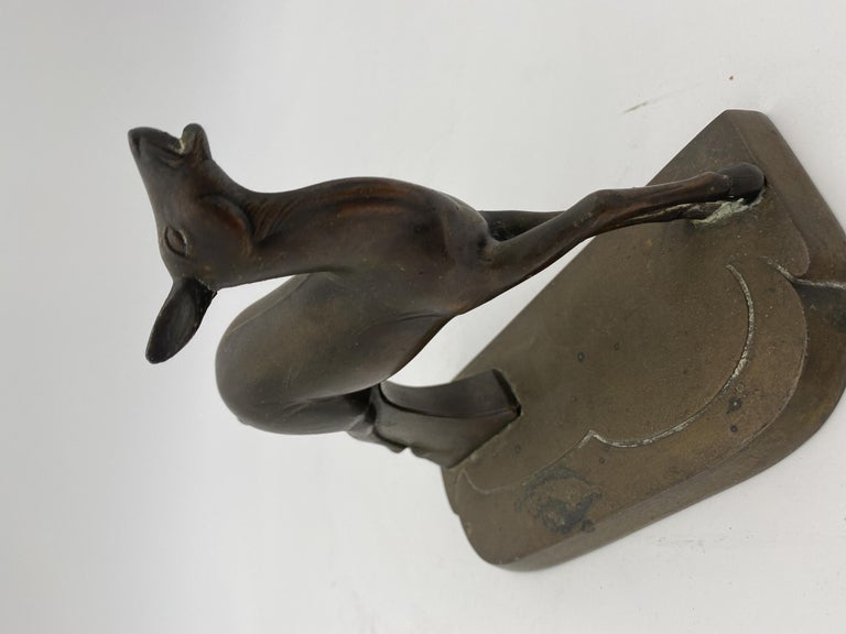 Brass Prancing Art Deco Doe Sculpture by Frankart For Sale at 1stDibs ...